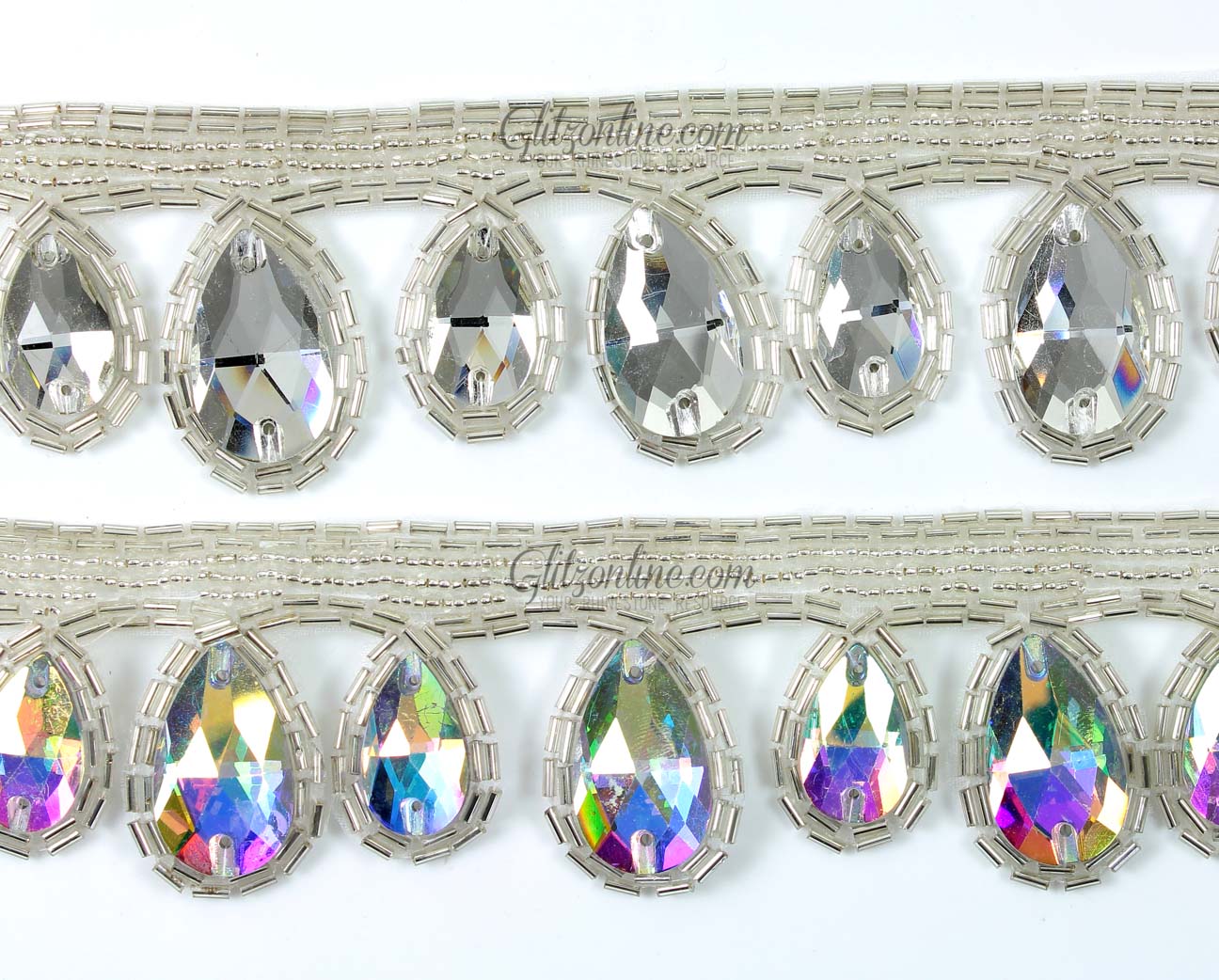 Crystal Ab Rhinestone Trim